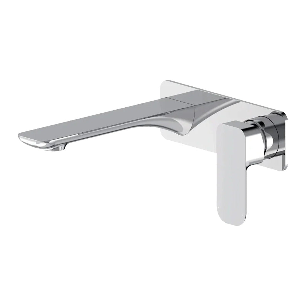 Donii Ella Tora Wall Basin Mixer Tap Set Chrome